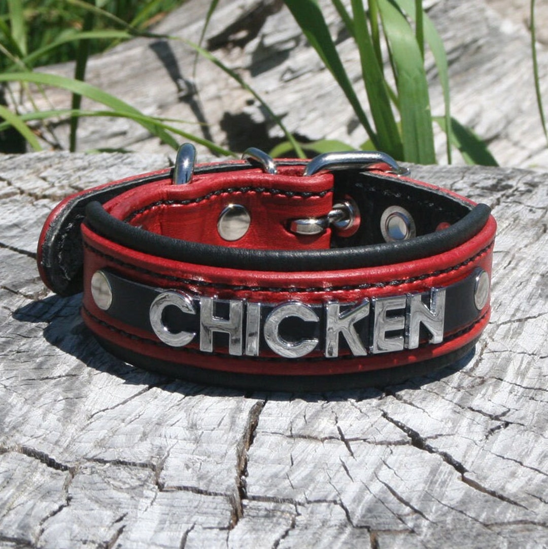 Handmade Leather Dog Collar 100% Real Leather Personalized Top Quality ...