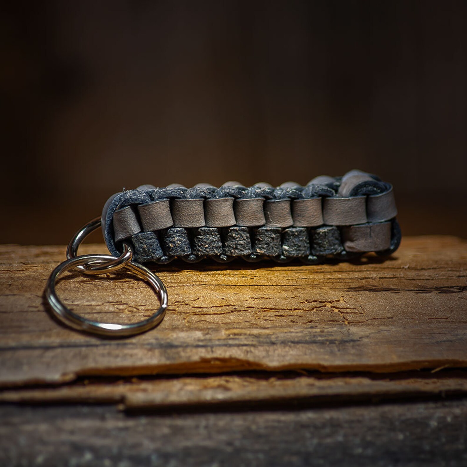 Leather Square Braided Key Chain Key Chains Handcrafted | Etsy