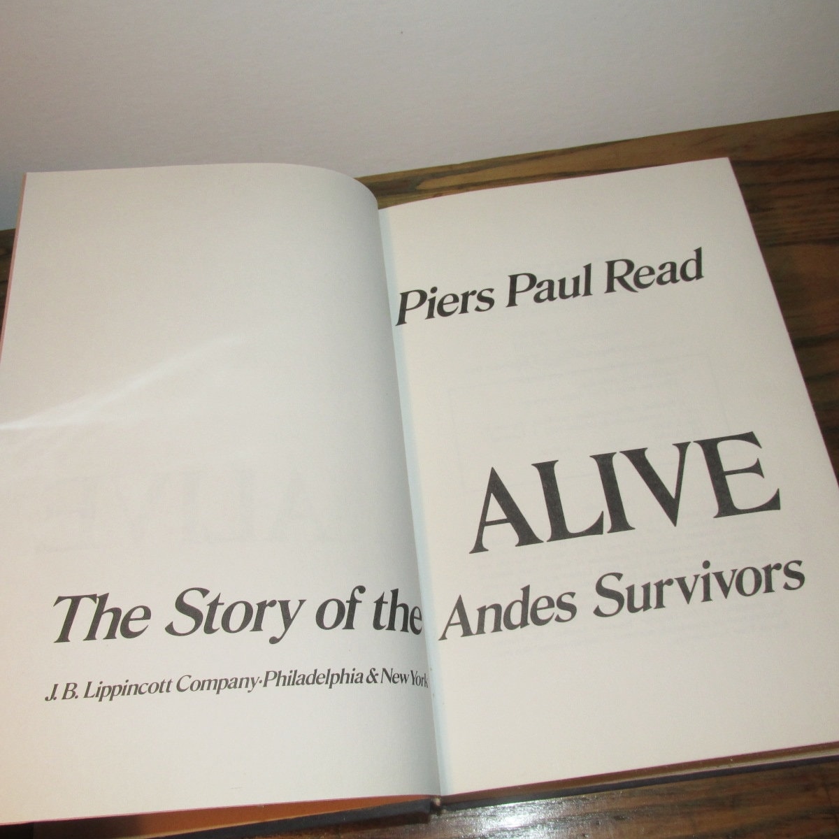 Piers Paul Read's alive: the Story of the Andes - Etsy