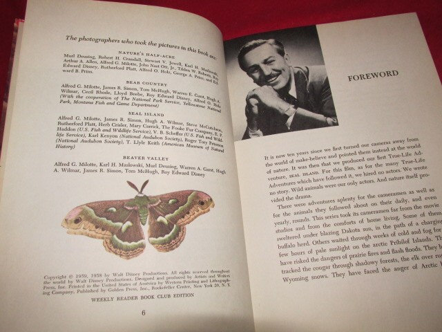 Walt Disney's True Life Adventure Series Book - Etsy