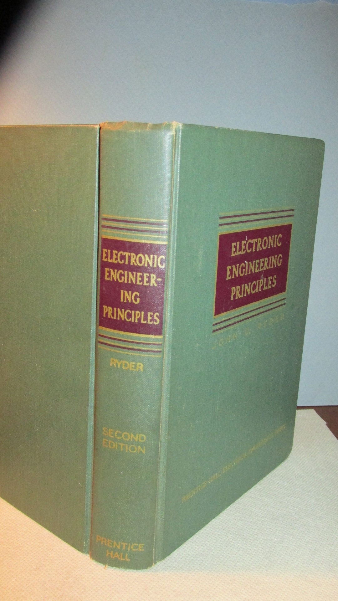 Vintage Copy of electronic Engineering Principles - Etsy