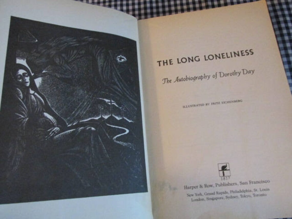 Autobiography by Dorothy Day the Long Lonliness - Etsy