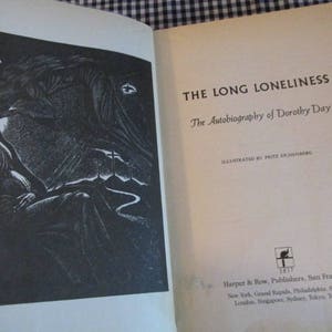 Autobiography by Dorothy Day "the Long Lonliness" - Etsy