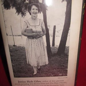 Historical Novel by Janice Holt Giles "hannah Fowler" - Etsy