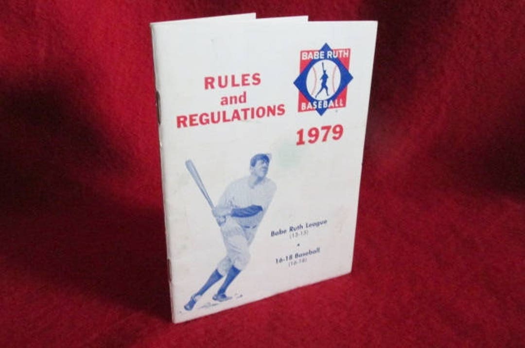 Vintage Babe Ruth League Baseball Booklet - Etsy