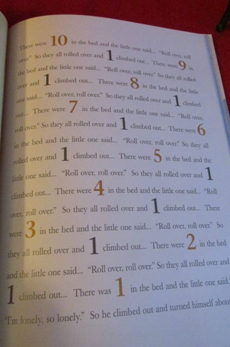 Vintage Children's Book: "10 in the Bed by Anne Geddes" - Etsy