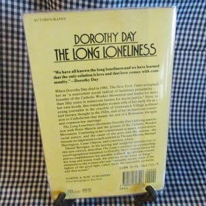 Autobiography by Dorothy Day "the Long Lonliness" - Etsy