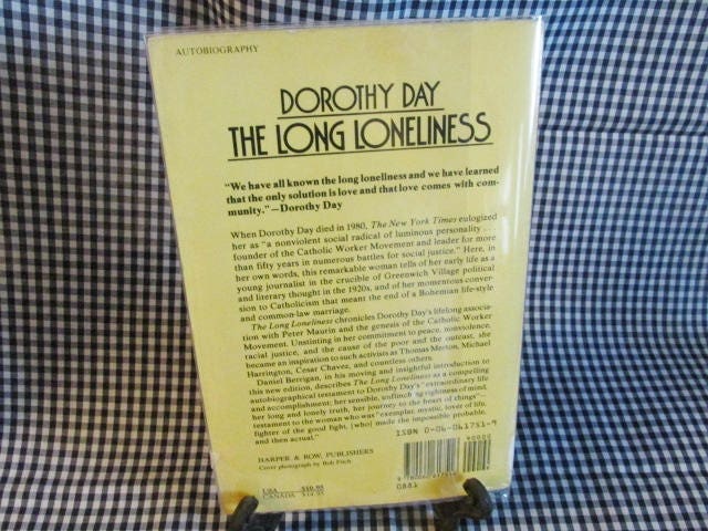 Autobiography by Dorothy Day the Long Lonliness - Etsy