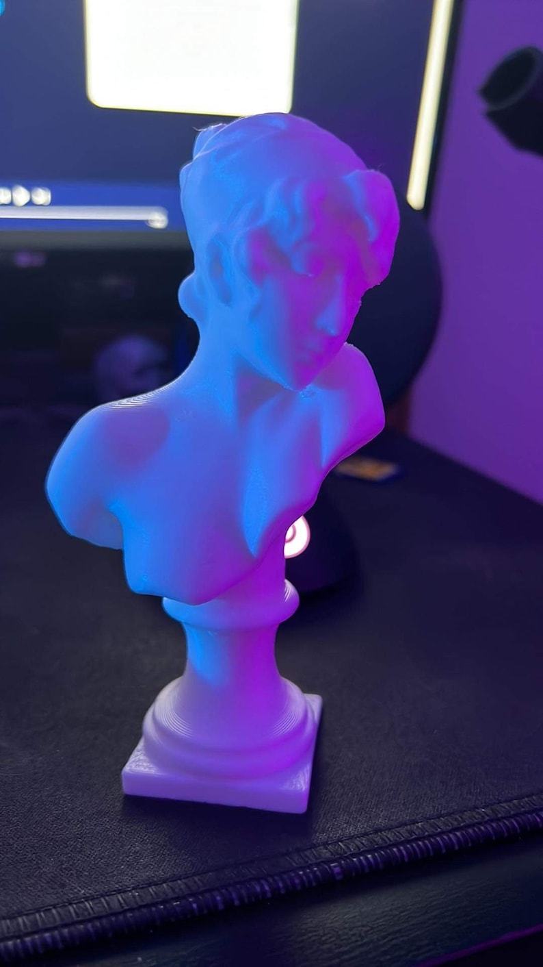 The Poet Sappho Vaporwave Bust - Etsy
