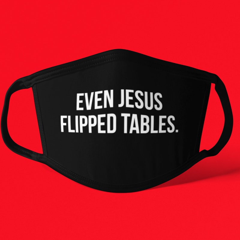 Jesus Face Mask - Etsy