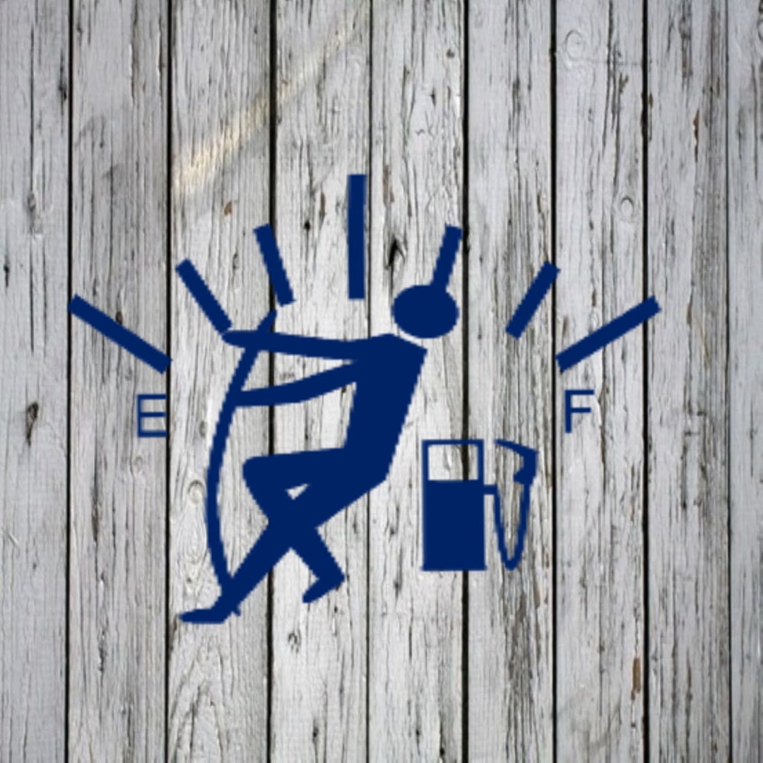 Gas Needle Guy Decal / Funny Decal / Car Decal / Truck Decal - Etsy