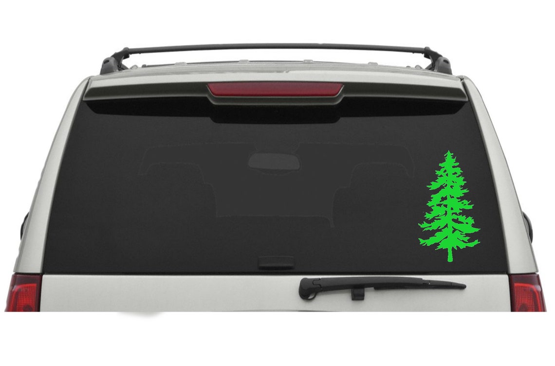 Evergreen Tree Decal / Tree Decal / - Etsy