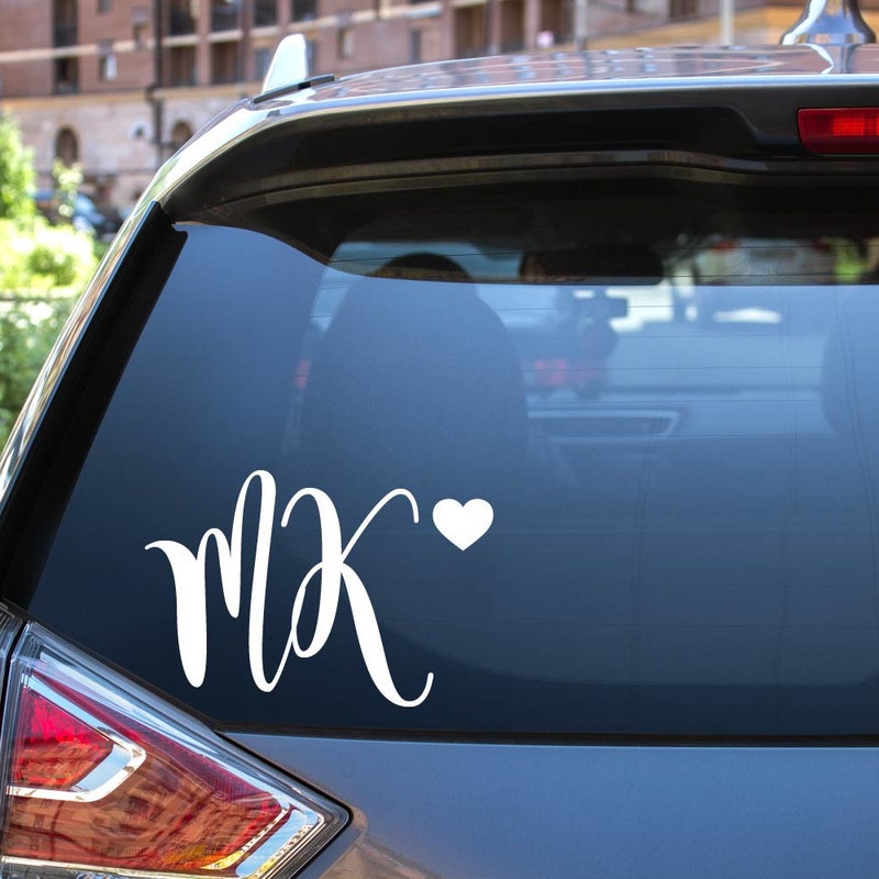 Initials Decal - Etsy