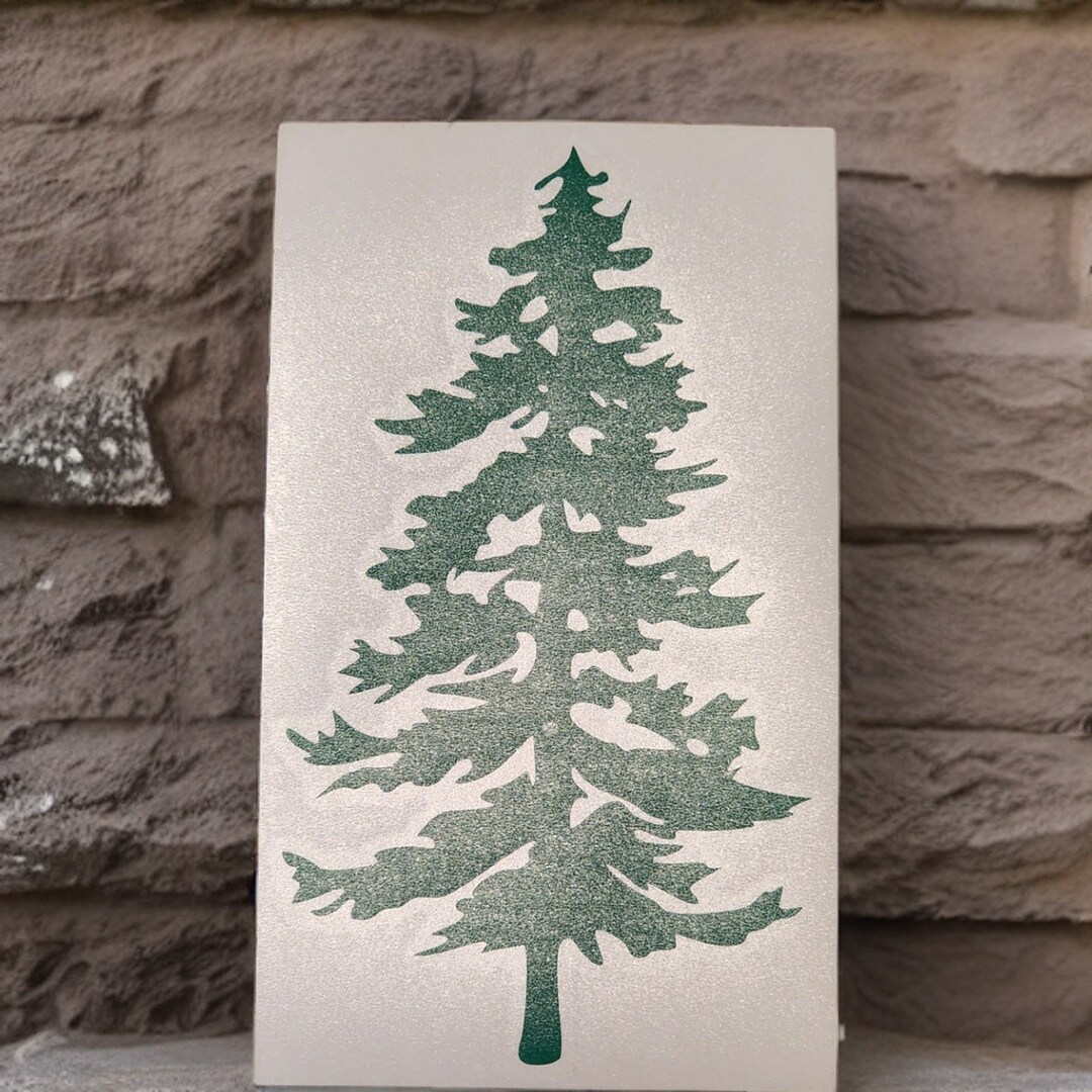 Evergreen Tree Decal / Tree Decal / - Etsy