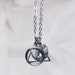 Geometric Fidget Mindful Spinner Shapes Restless Hands Calming Necklace ...