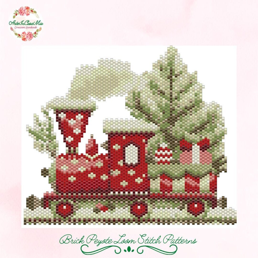 Patterns BRICK,PEYOTE, LOOM - 157-N3/157A-N3 Patterns Vintage Xmas ...