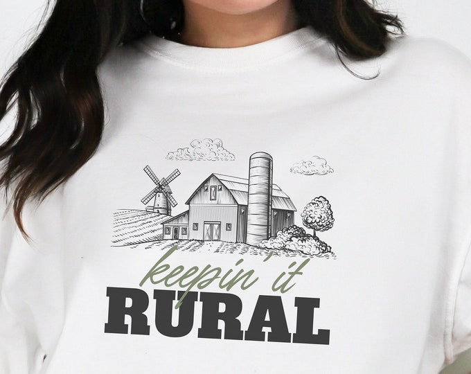 Keepin It Rural Svg Wife Of A Farmer Farm Living Sublimation Farm