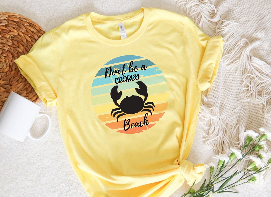 Summer Png, Retro Summer Shirt Png, Dont Be a Crabby Beach Png, Retro ...