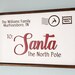 Personalized Santa Letter Sign | Family Name Christmas Sign ...
