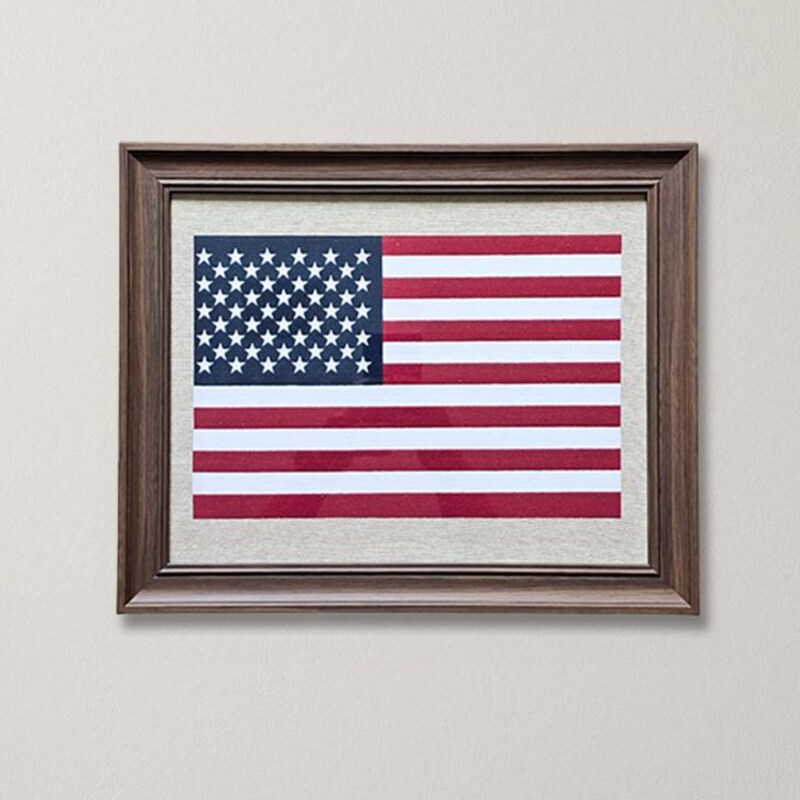 Framed American Flag - Etsy