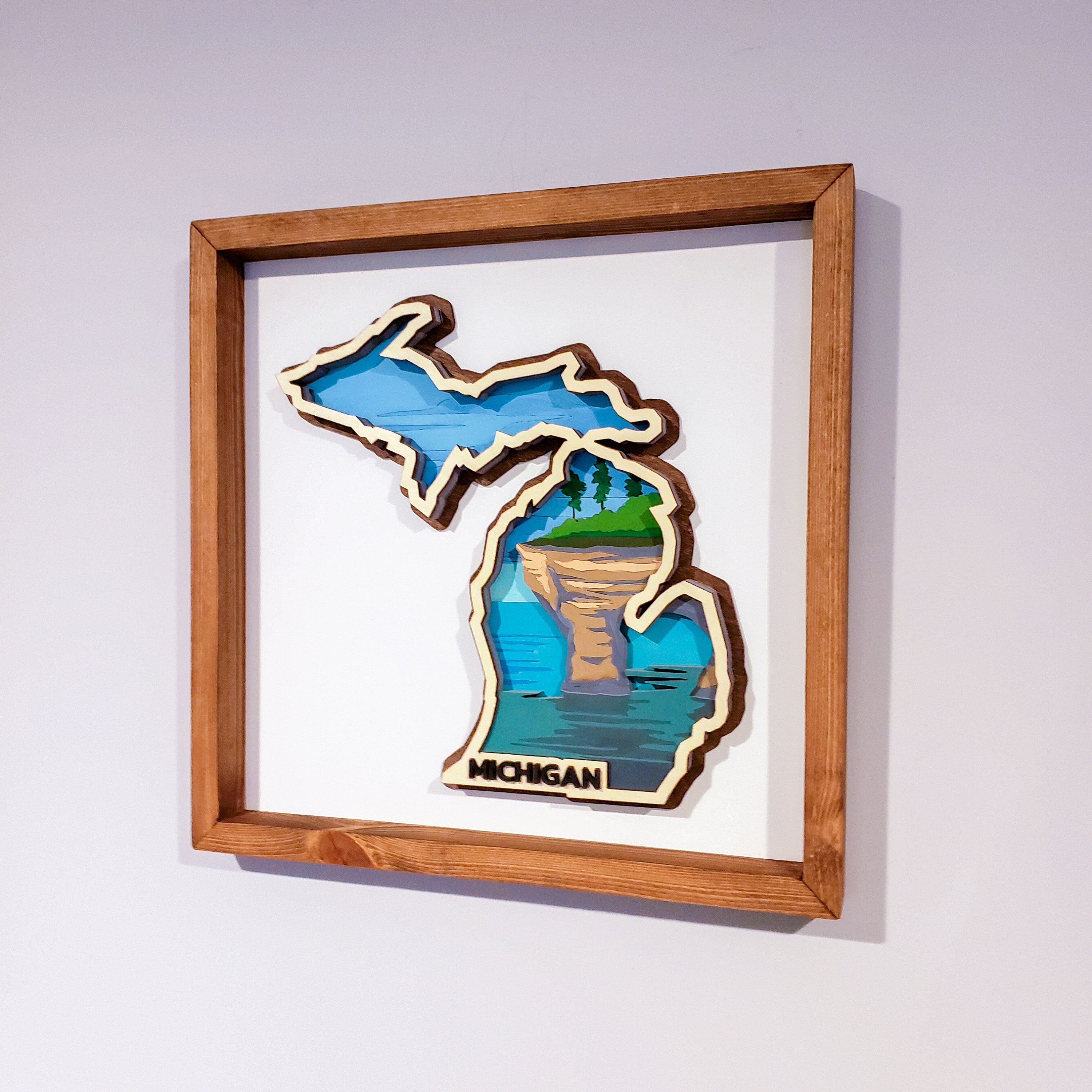 Michigan Pictured Rocks Wall Art Michigan Wall Art - Etsy
