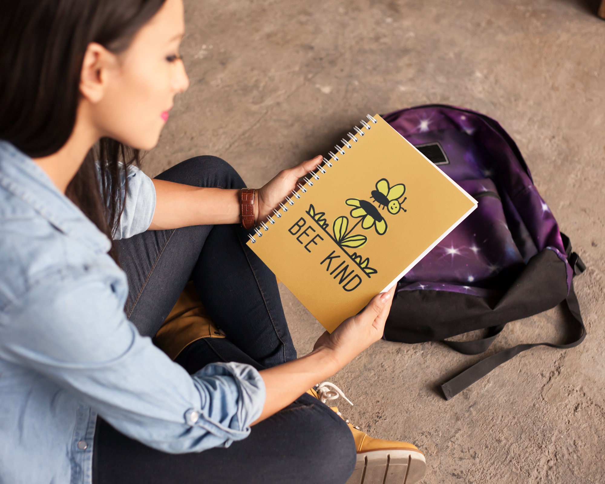 BEE Kind Notebook Journal Gift for Teen Mom Gift Blank | Etsy