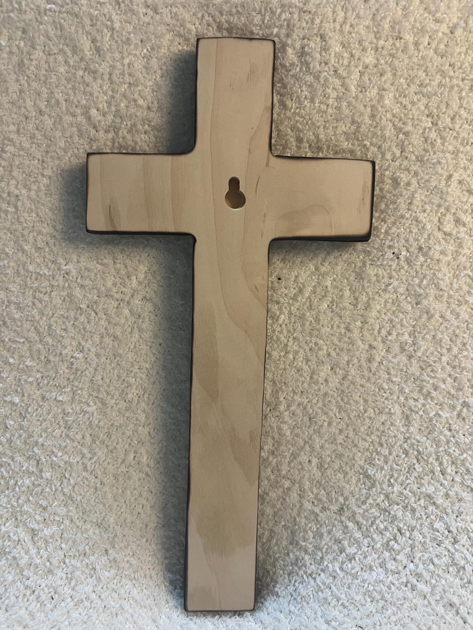 12” Cross With Fractal Burning - Etsy