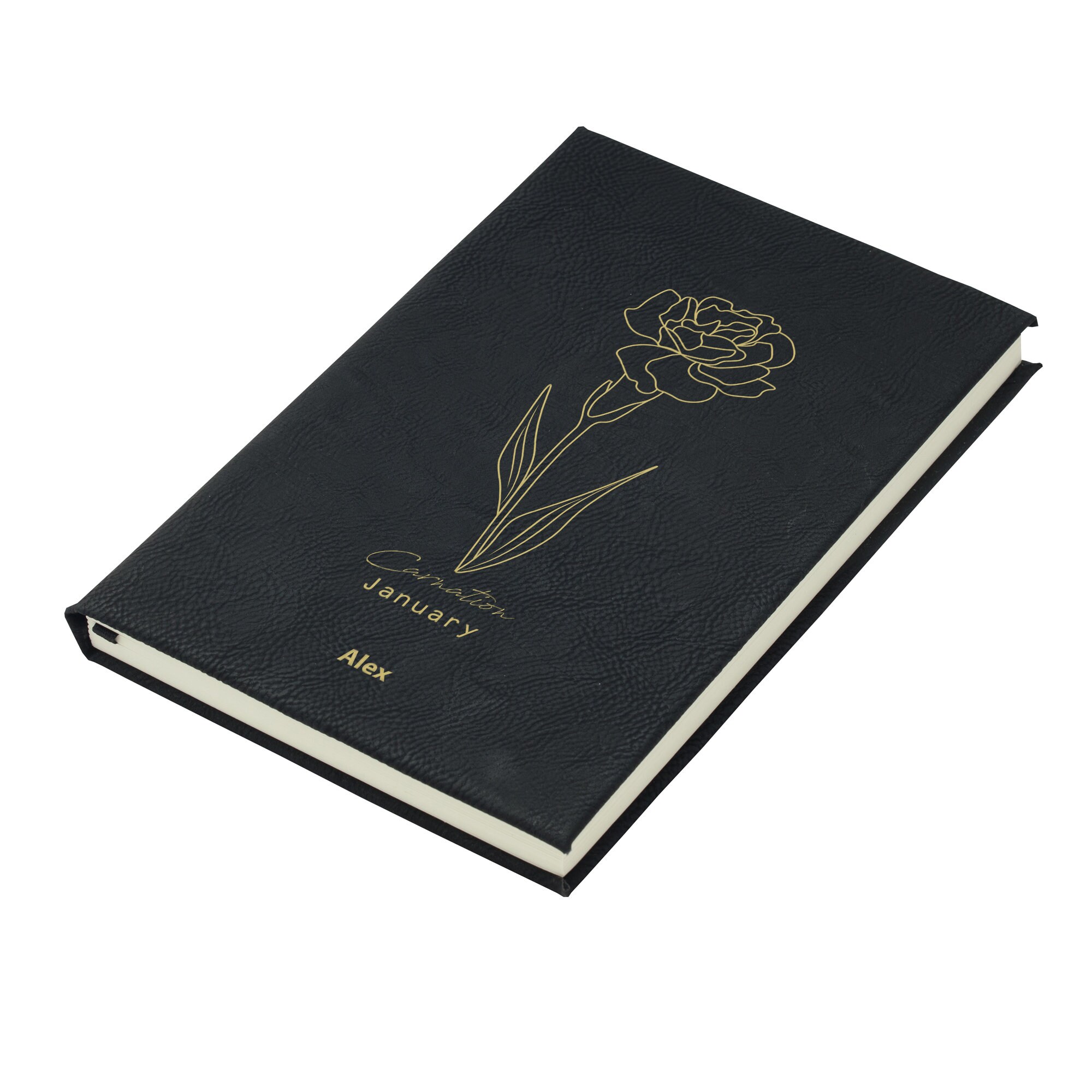 January Birth Flower Carnation Journal, Birth Month Journal ...
