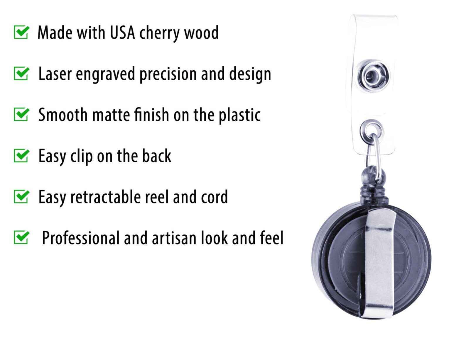 Swiss Cheese Badge Holder With Retractable Reel, Badge Holder ...