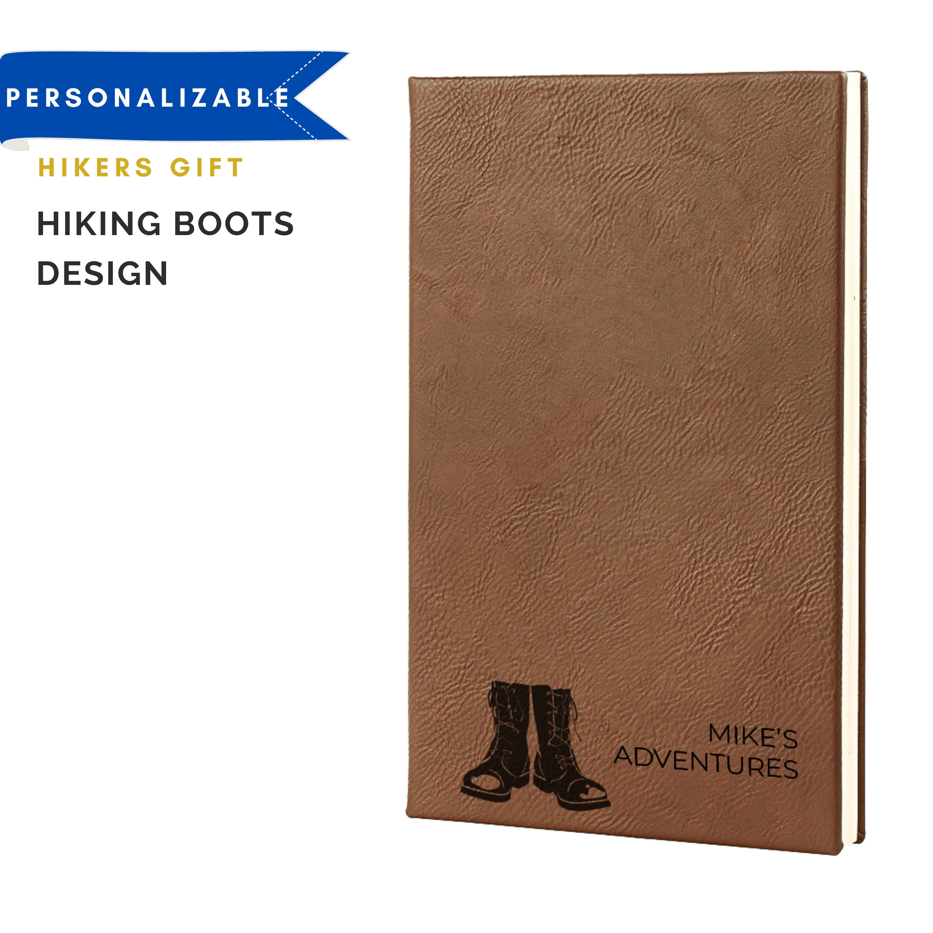 Hiking Journal and Hiking Trail Log Notebook Engraved. Perfect | Etsy