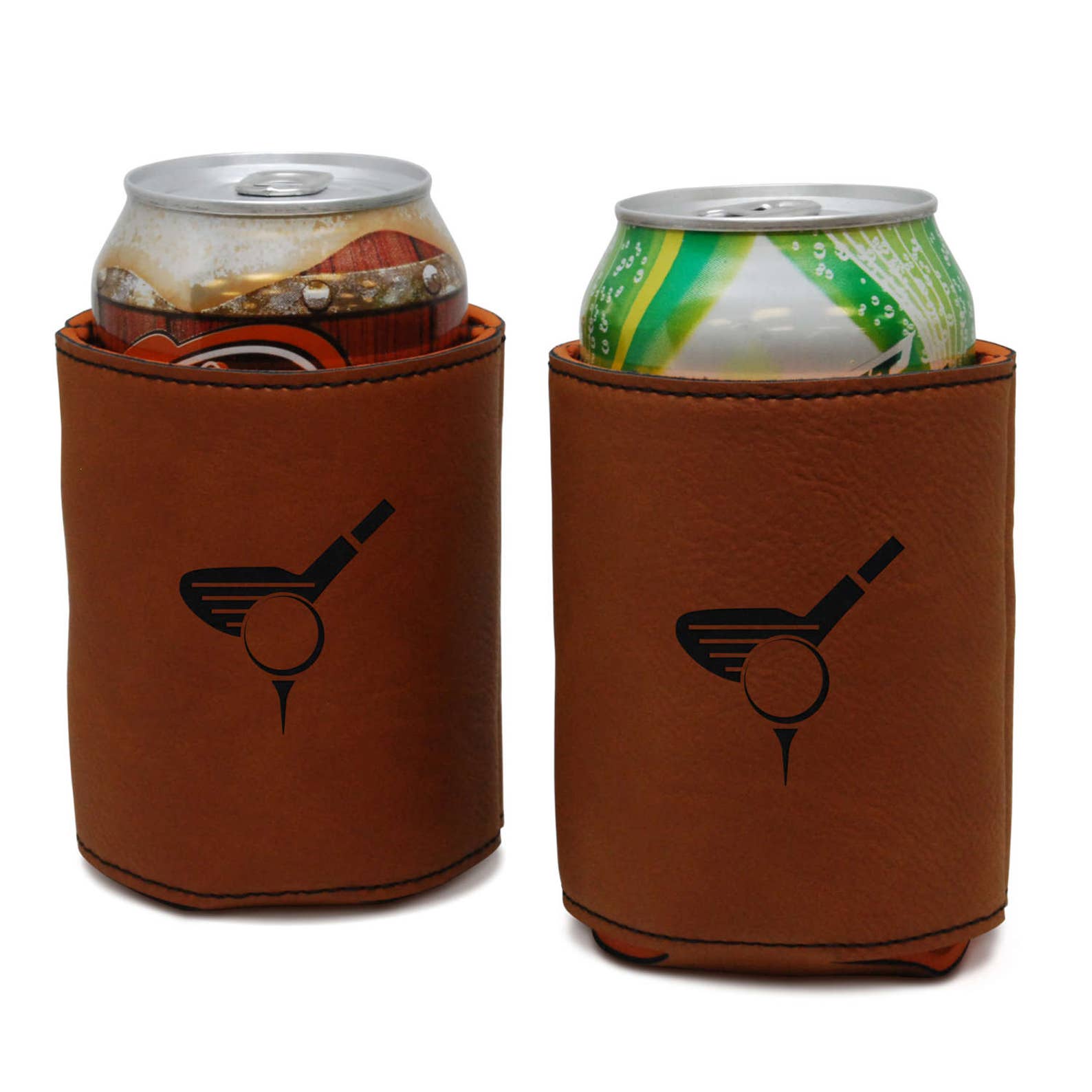 Golf Leather Can Sleeve, Beer Sleeve, Beer Cooler, Beer Hugger - Etsy