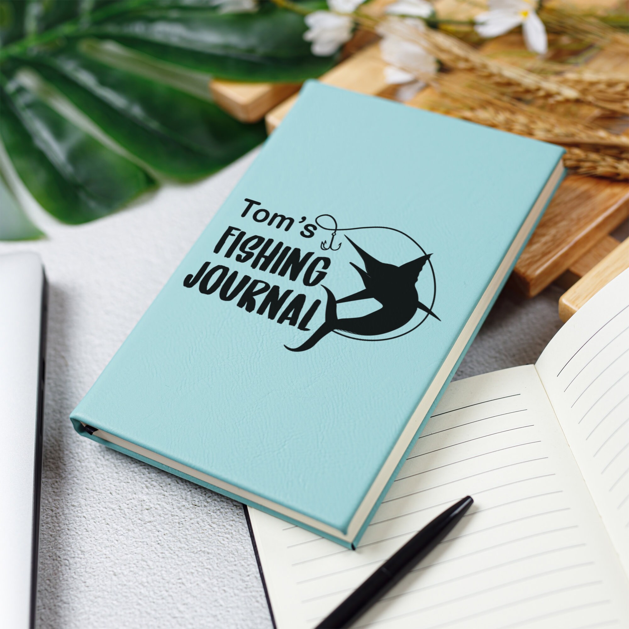 Personalized Fishing Journal Fishing Log Fishing Notebook - Etsy