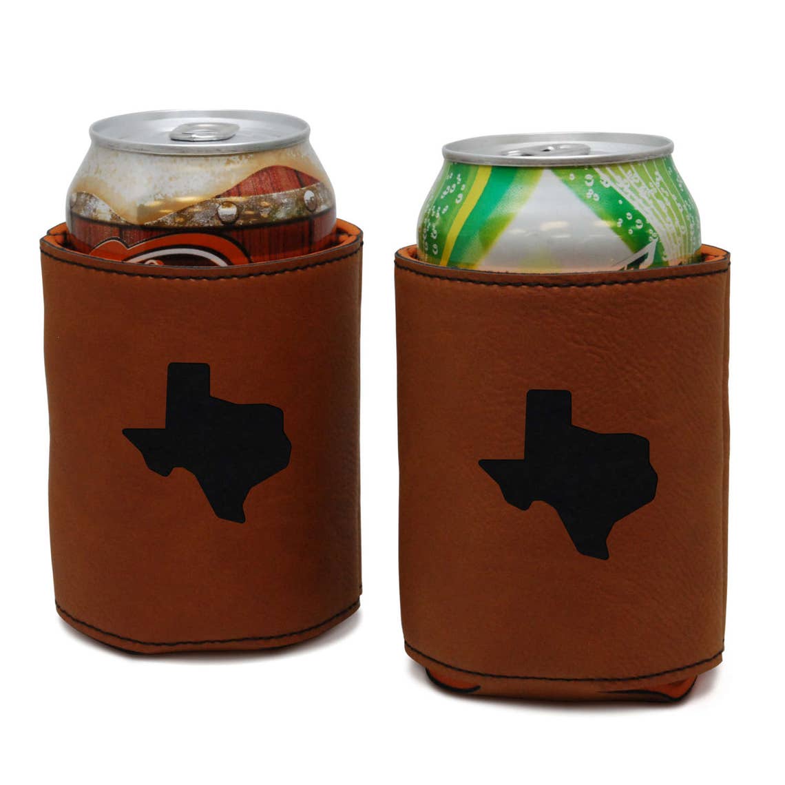 Texas Leather Can Sleeve Beer Sleeve Beer Cooler Beer | Etsy