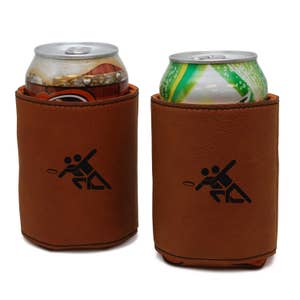 Ultimate Frisbee Leather Can Sleeve, Beer Sleeve, Beer Cooler, Beer ...