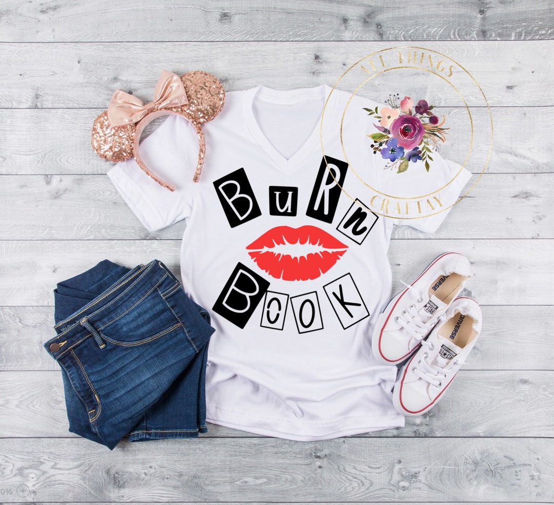 Burn Book Boo You Whore Mean Girls Themed Cut File SVG & JPG Cut File ...
