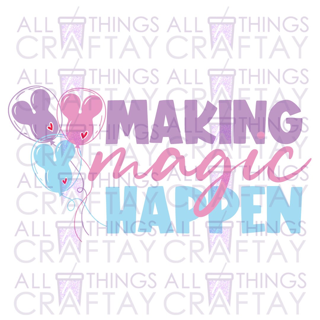 Making Magic Happen SVG Cut File - Etsy