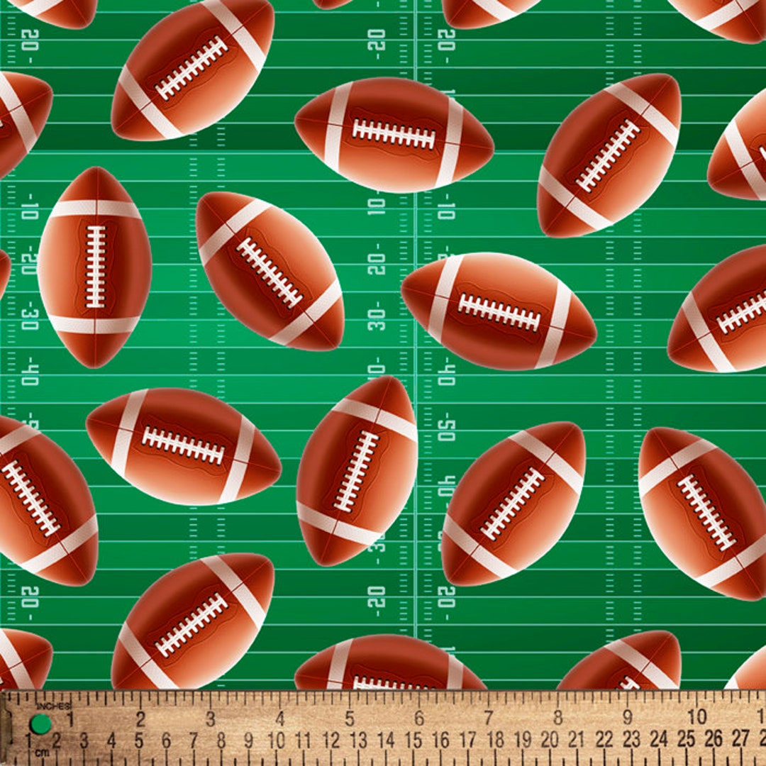 Football Sports Cotton Fabric - Etsy