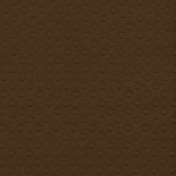 Brown Minky Fabric