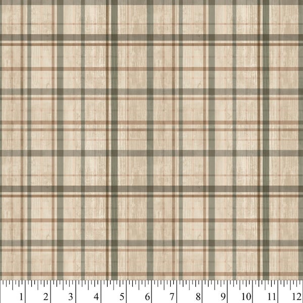 Plaid Cotton Fabric - Etsy