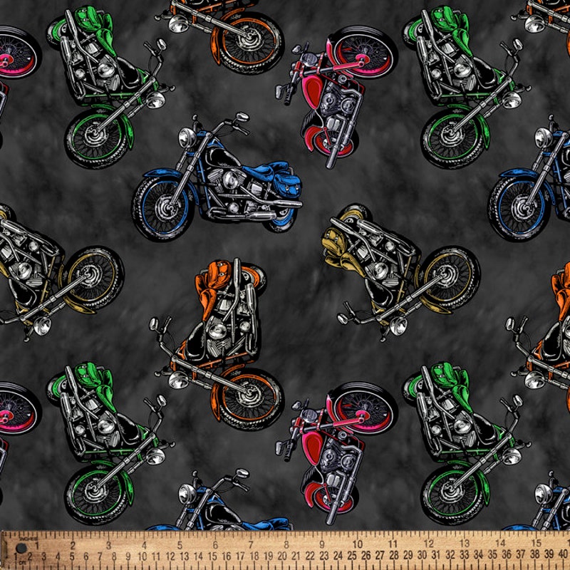 Motorcycle Fabric - Etsy