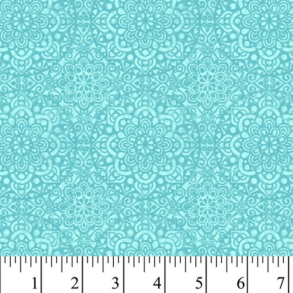 Navy Aqua Fabric - Etsy