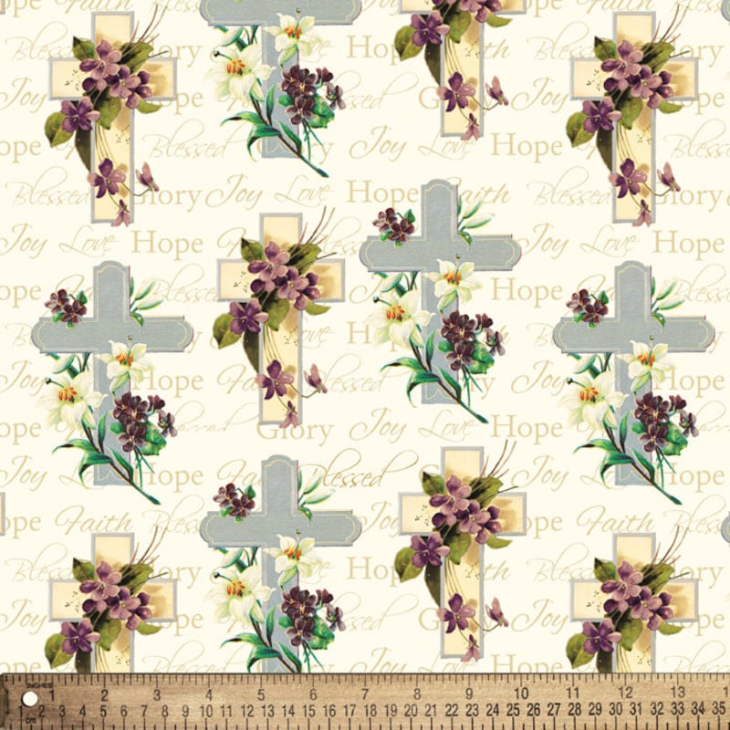 Christian Fabric by the Yard - Etsy