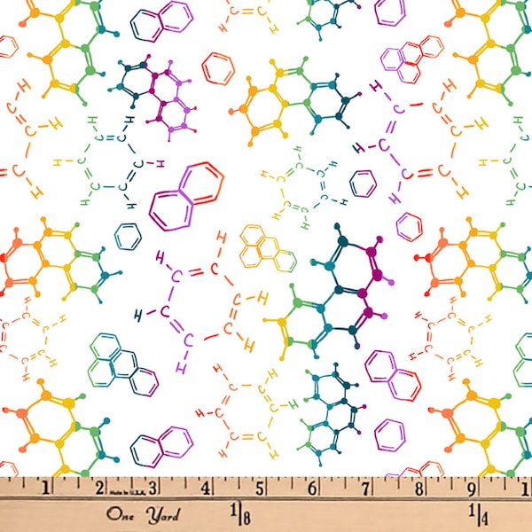 Science Fabric - Etsy