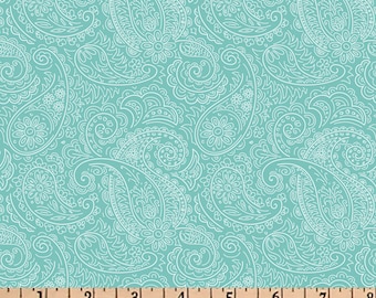 Turquoise Paisley | Etsy