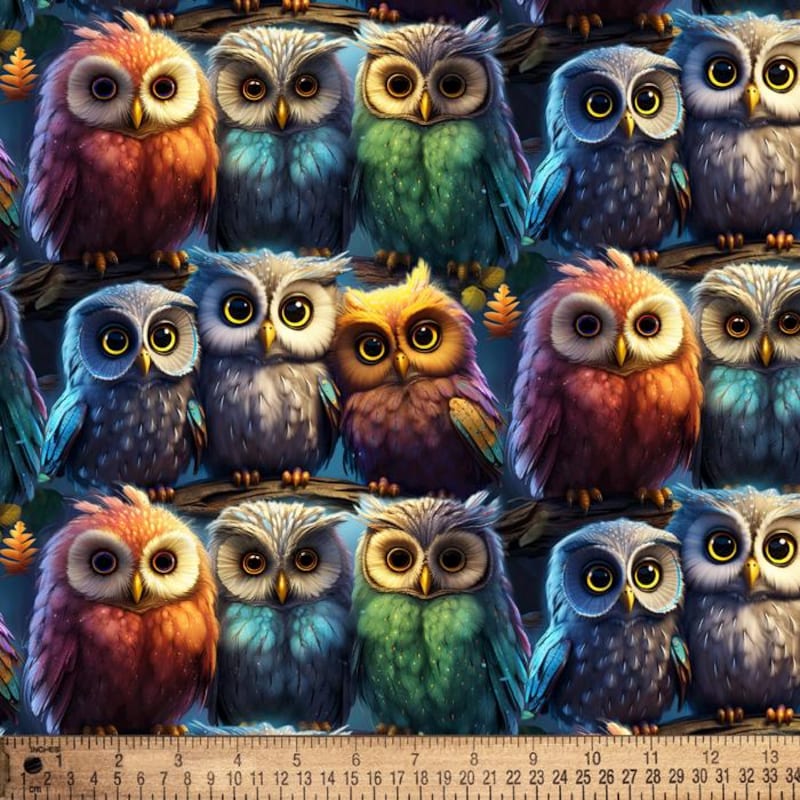 Owl Fabric - Etsy