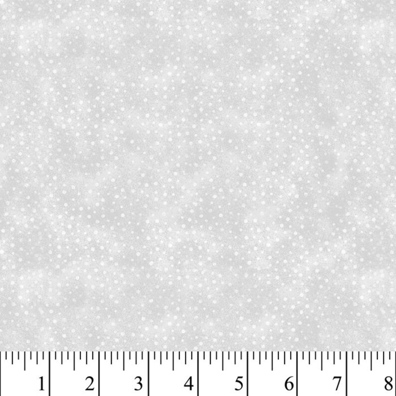 Misty Dots Gray Cotton Fabric by the Yard - Etsy
