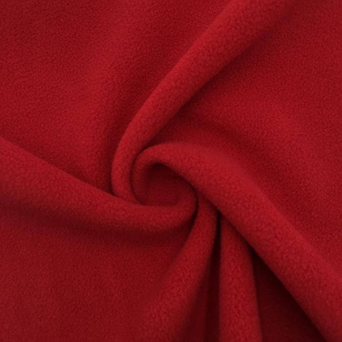 Red Solid Anti-pill Fleece Fabric by the Yard heavy Weight - Etsy