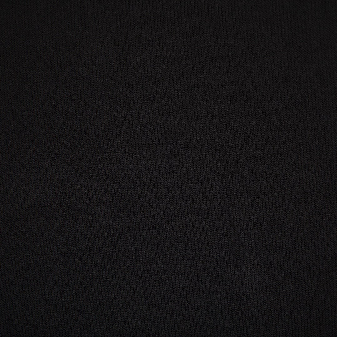 Solid Black Travel Knit Fabric by the Yard - Etsy