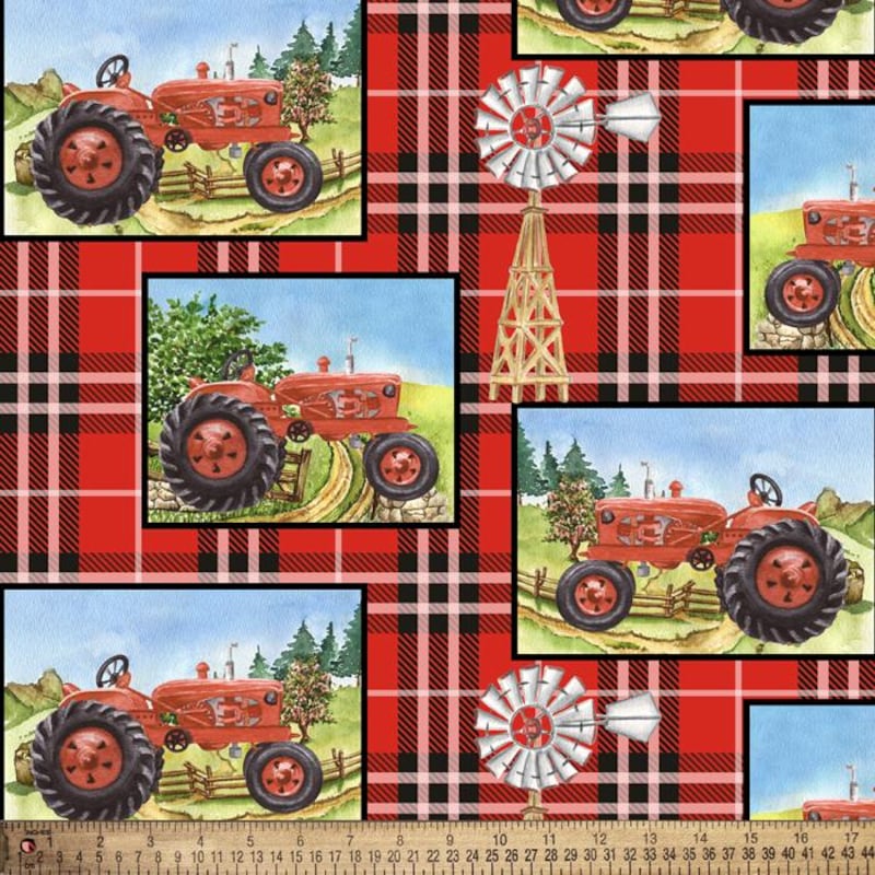 Tractor Fabric - Etsy