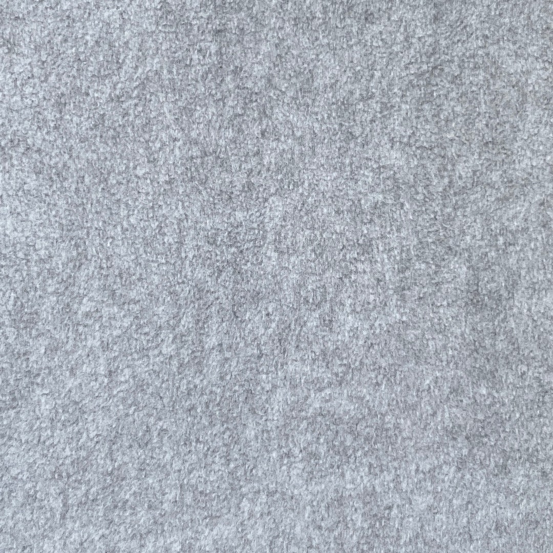 Solid Heather Gray Anti-pill Fleece Fabric by the Yard (heavy Weight ...